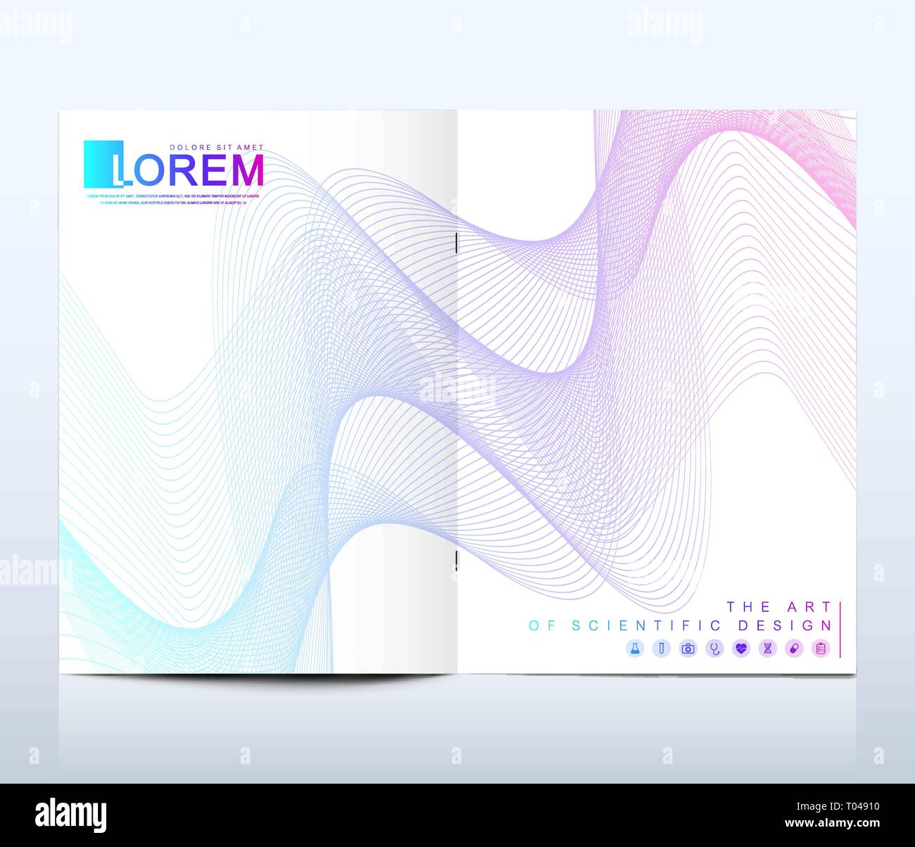 Modern vector template for brochure, leaflet, flyer, cover, catalog in ...