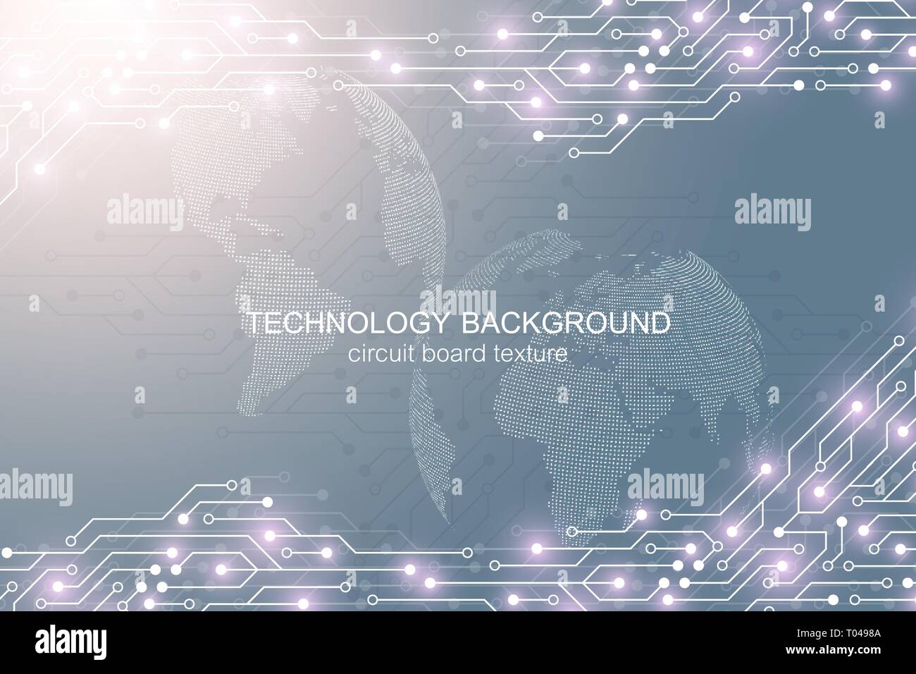 Computer motherboard vector background with circuit board electronic ...