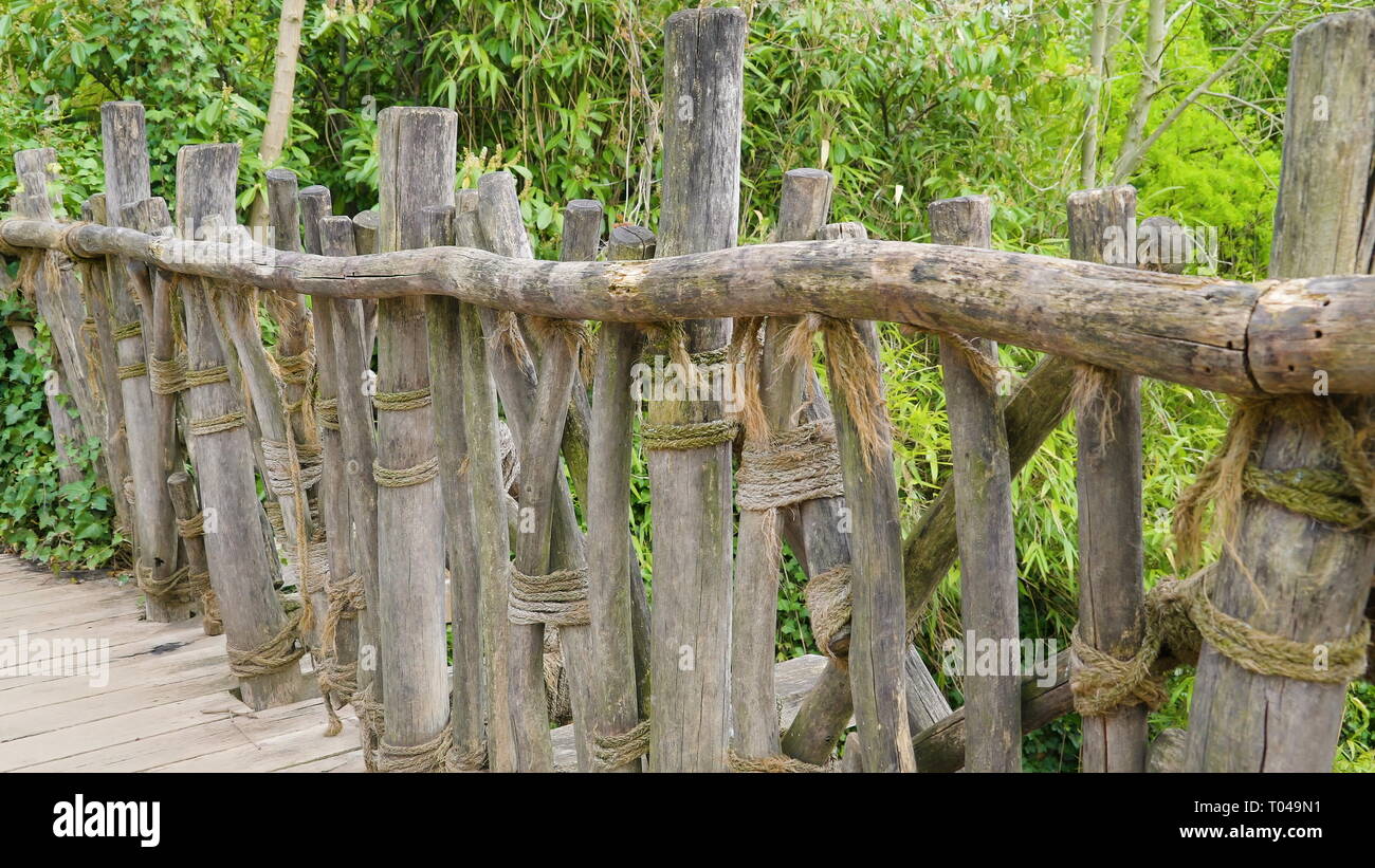 Wooden bridge under water hi-res stock photography and images - Alamy