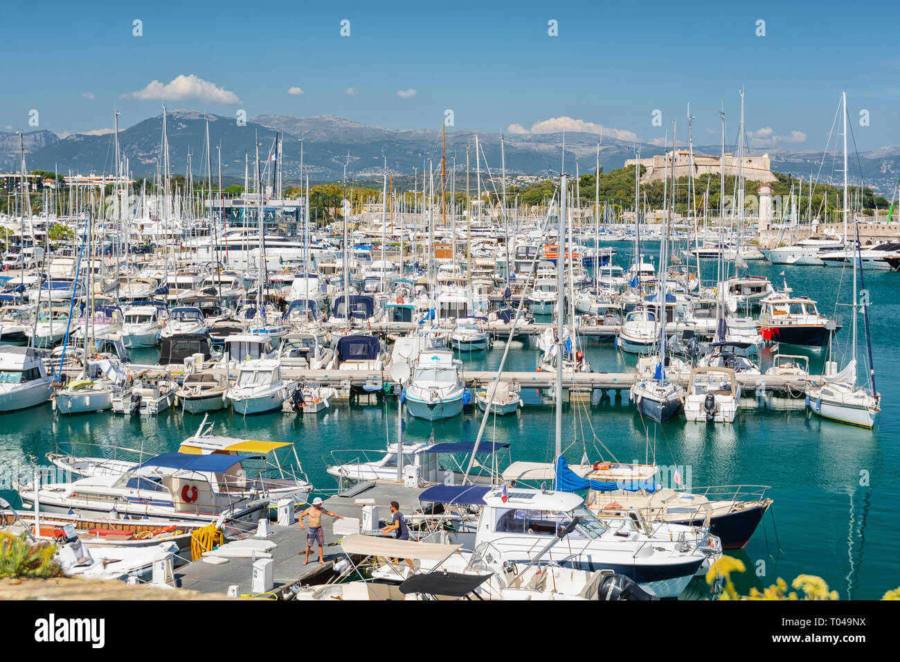 Antibes port vauban hi-res stock photography and images - Alamy