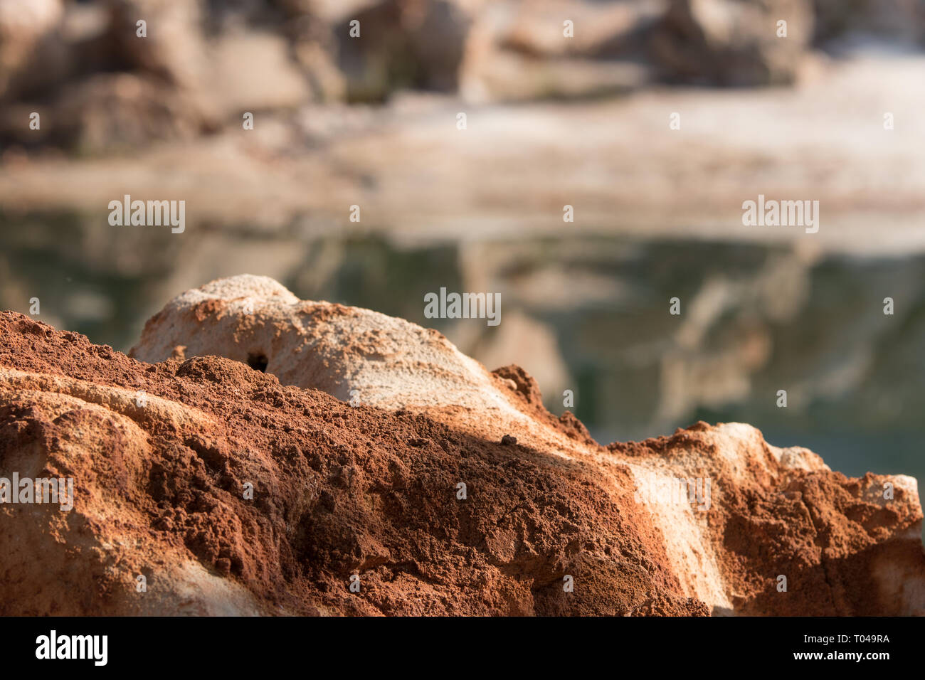 Close up of rock structure in Missouri Stock Photo - Alamy