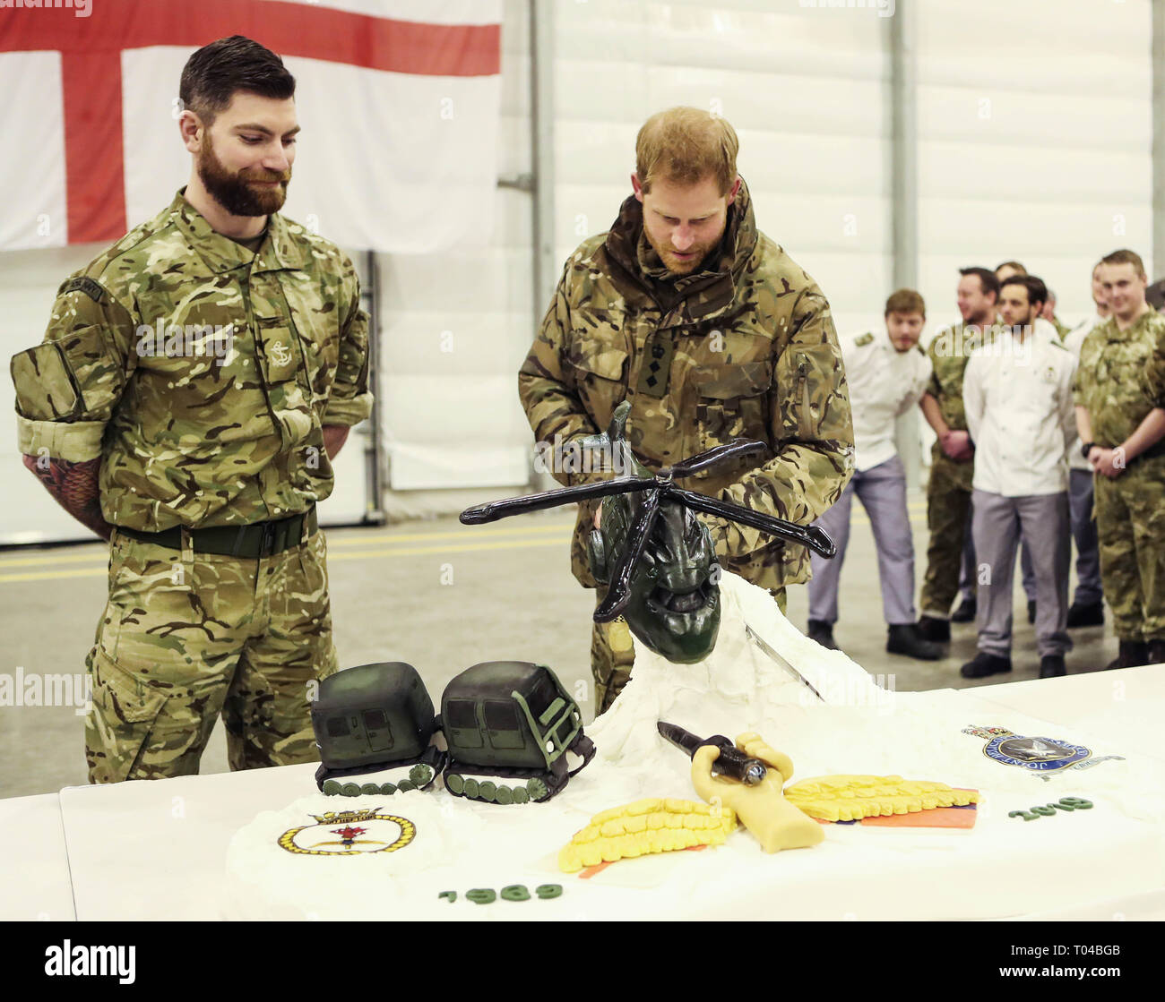 Prince Harry, Captain General of the Royal Marines, visits Bardufoss ...