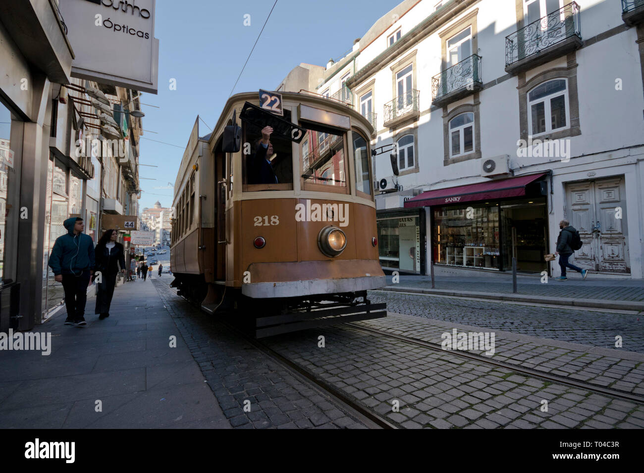 Traditional tram hi-res stock photography and images - Alamy