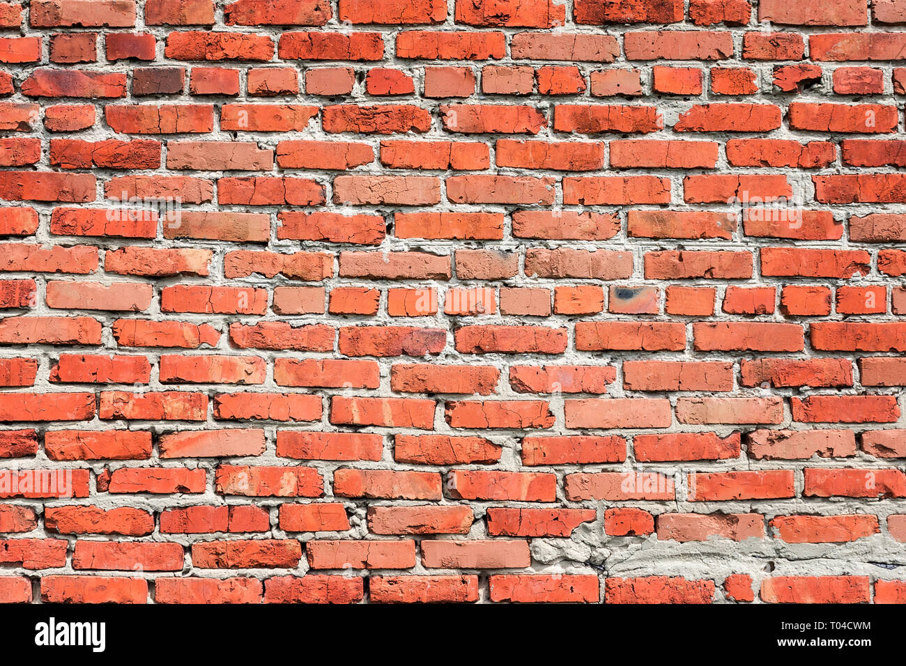 Brick wall, texture, background, summer, village, red brick Stock Photo ...