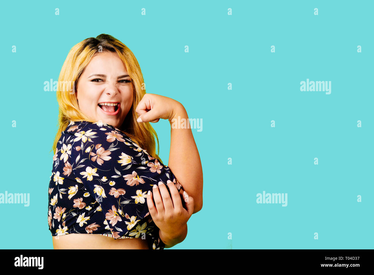 Plus size girl hi-res stock photography and images - Alamy