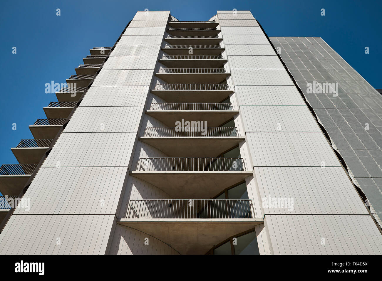 The Durum Silos building facade detail. Summer Hill Flour Mill, Summer ...