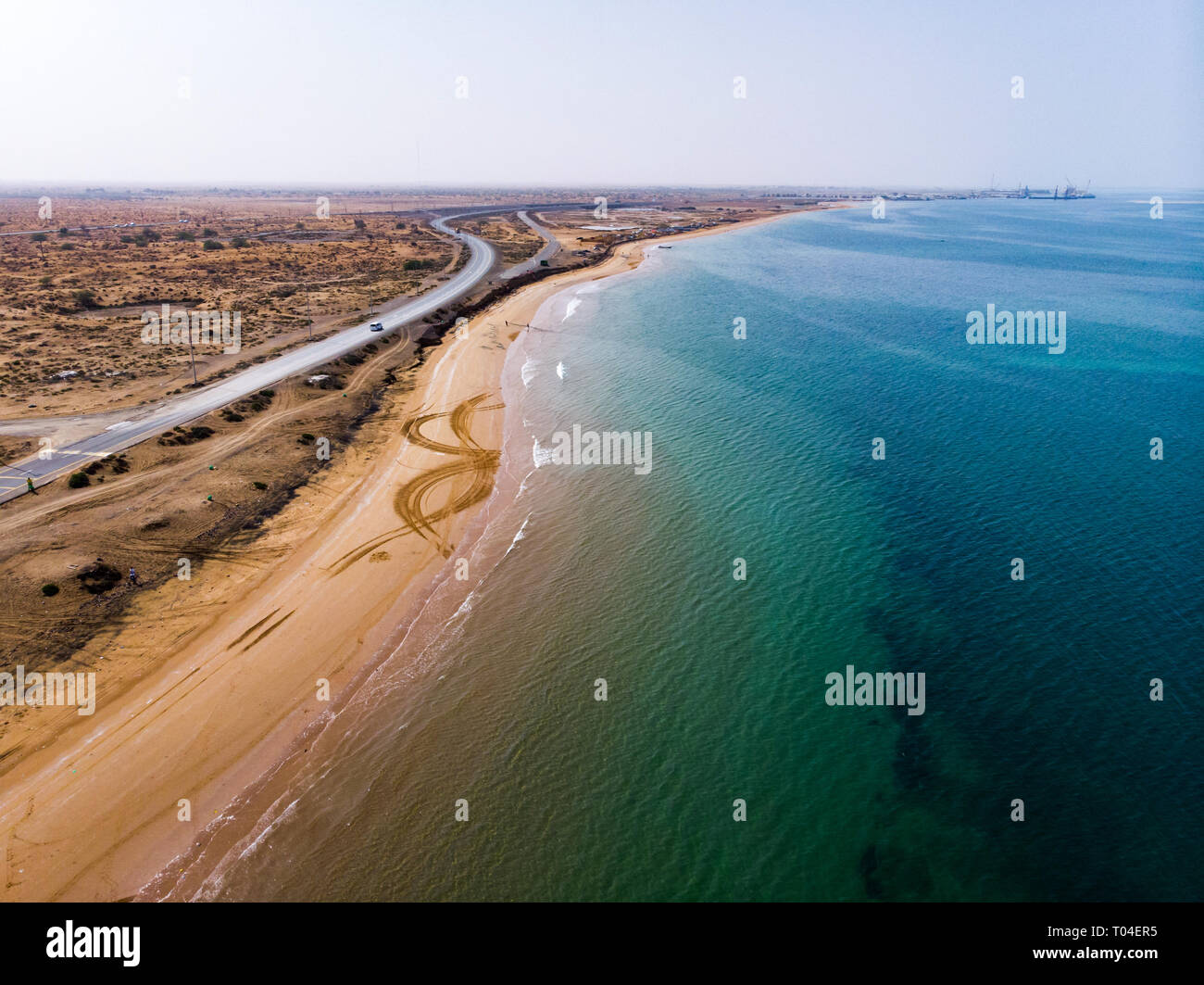 Aerial desert beach hi-res stock photography and images - Alamy