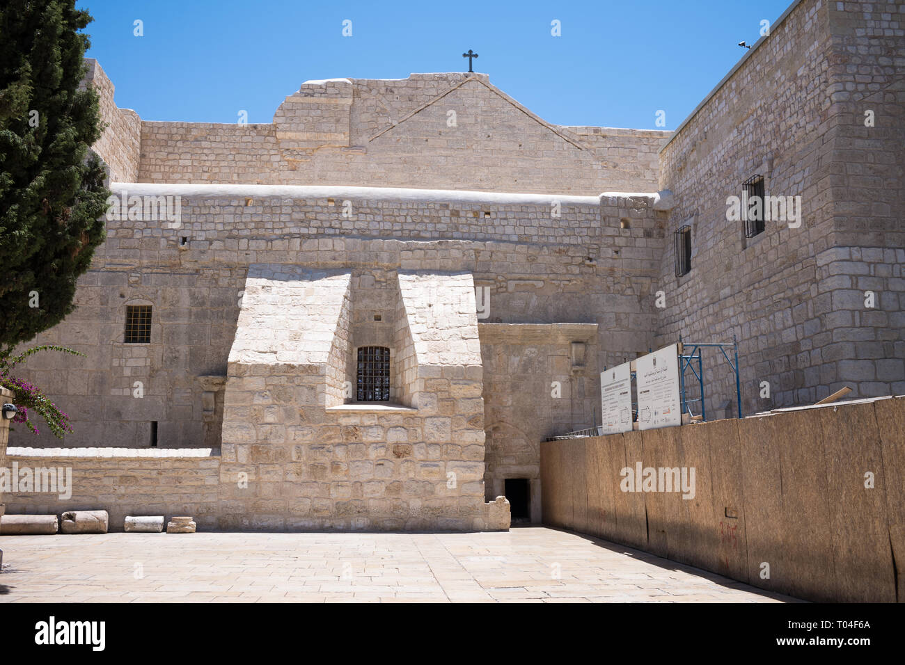 Small entrance door to the Holy Church Of The Nativity, Bethlehem ...