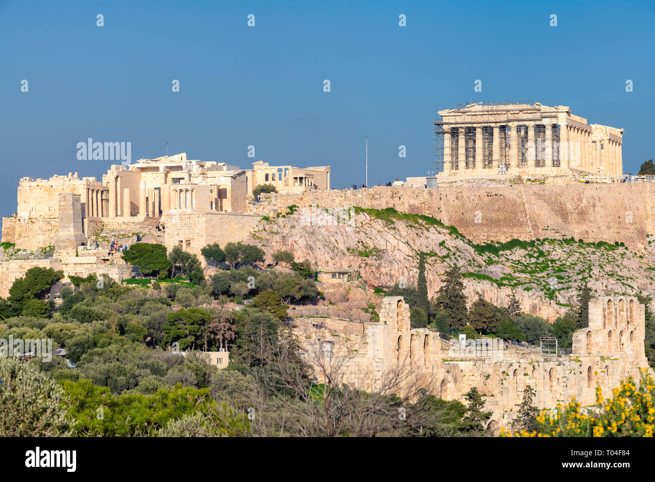 Parthenon athens ruins hi-res stock photography and images - Alamy
