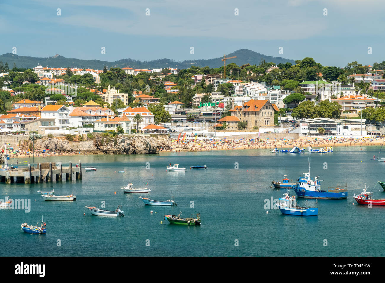 CASCAIS, PORTUGAL - AUGUST 25, 2017: Luxurious Yachts And Boats In ...