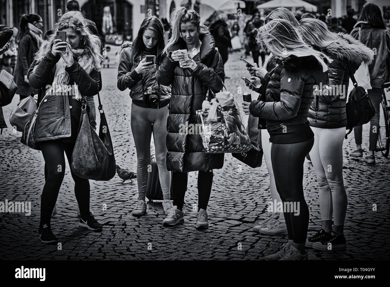 Street Portraits in Black and White Dramatic Stock Photo - Alamy