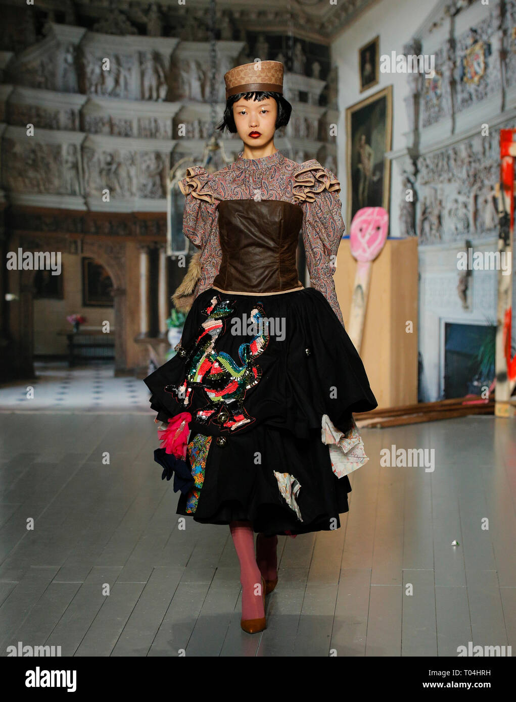 Fashion catwalk presentation at London Fashion Week Autumn winter 2019 ...