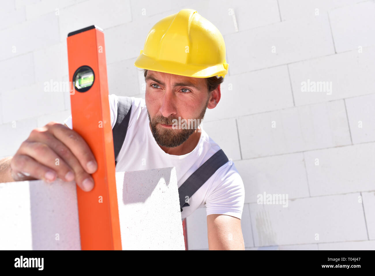 profession construction worker - work on a building site construction ...