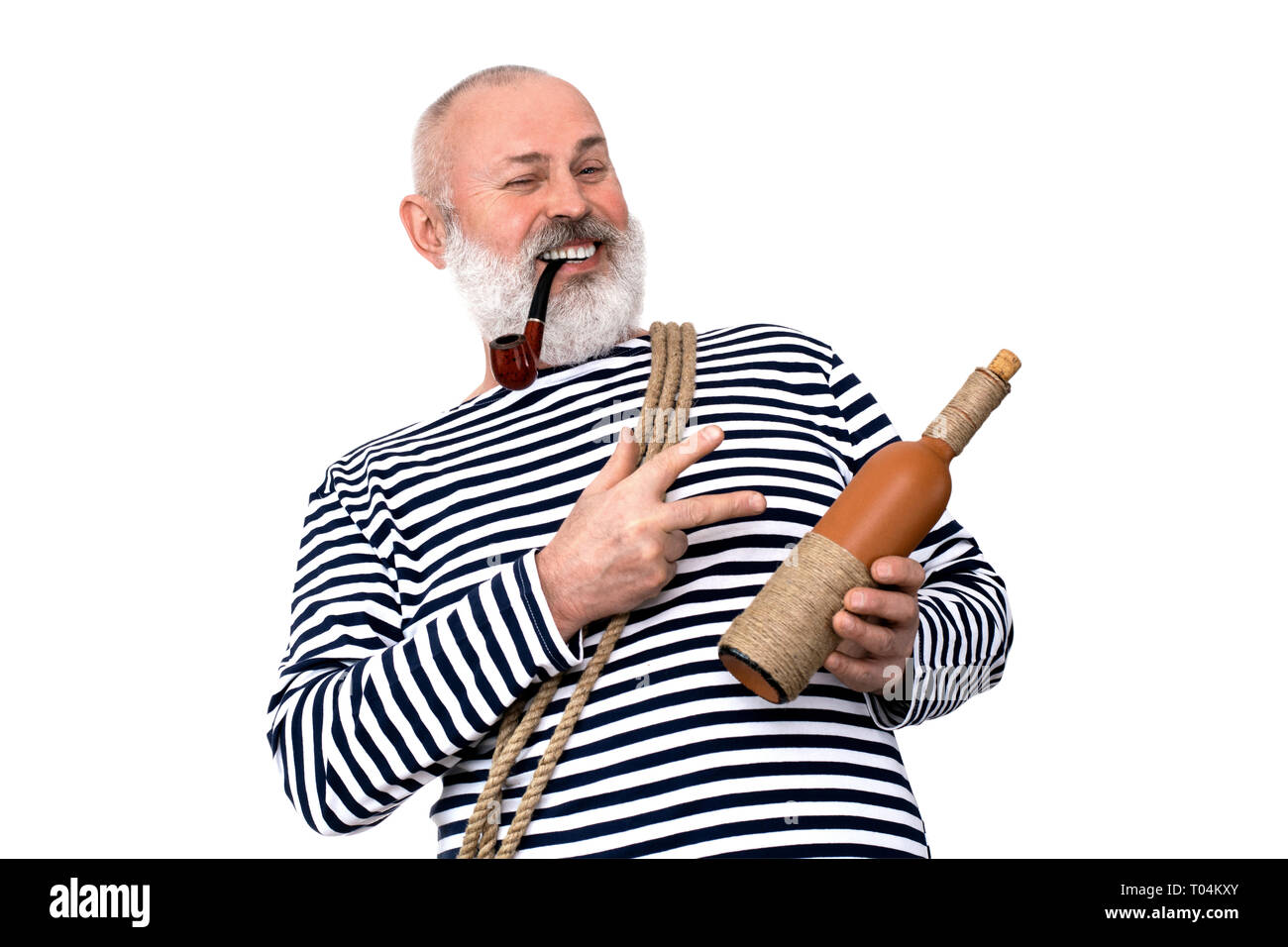 Sailor with a pipe hi-res stock photography and images - Alamy