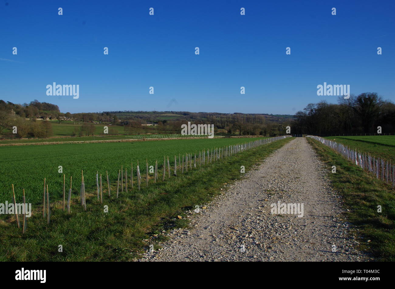 Lower Swell. he Donnington Way. Gloucestershire. Cotswolds. England. UK ...