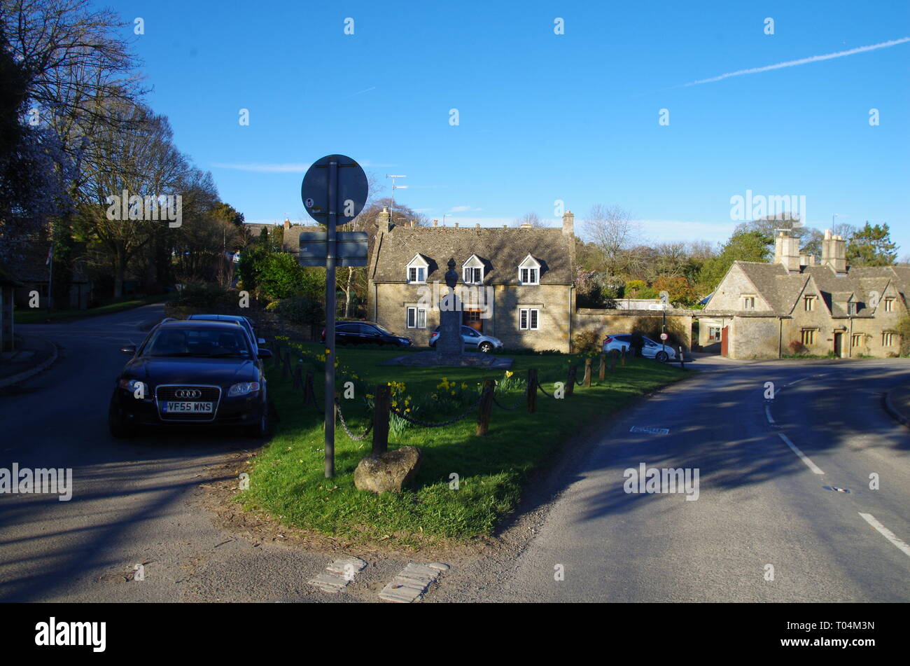 Lower Swell. he Donnington Way. Gloucestershire. Cotswolds. England. UK ...