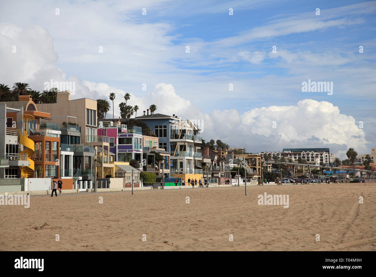 Santa monica beachfront homes hi-res stock photography and images - Alamy