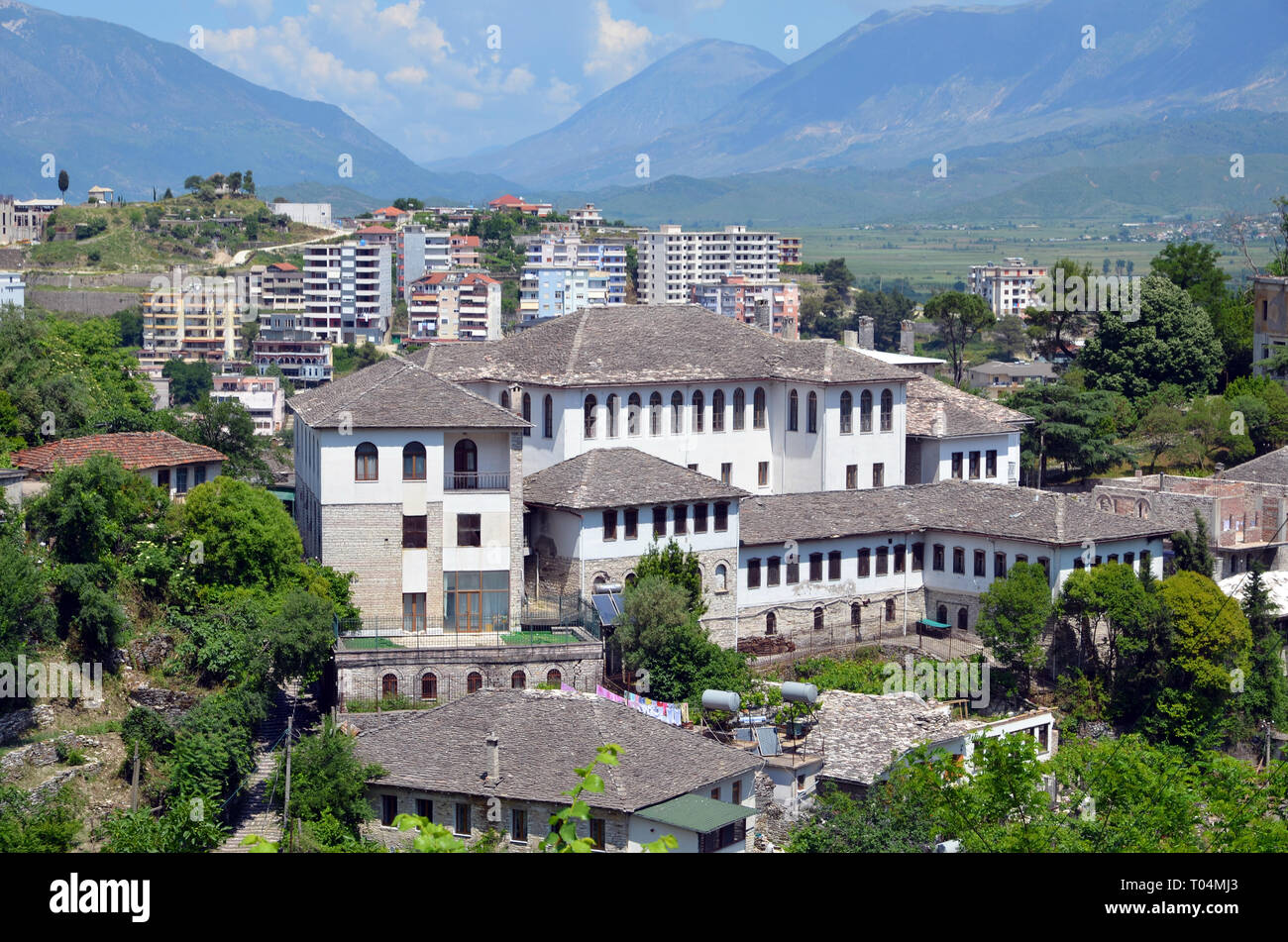 Albania, Gjirokastra, UNESCO World Heritage Site Stock Photo - Alamy
