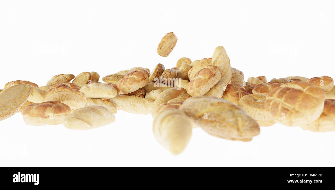 infinite bread, ultra realistic 3d rendering Stock Photo - Alamy