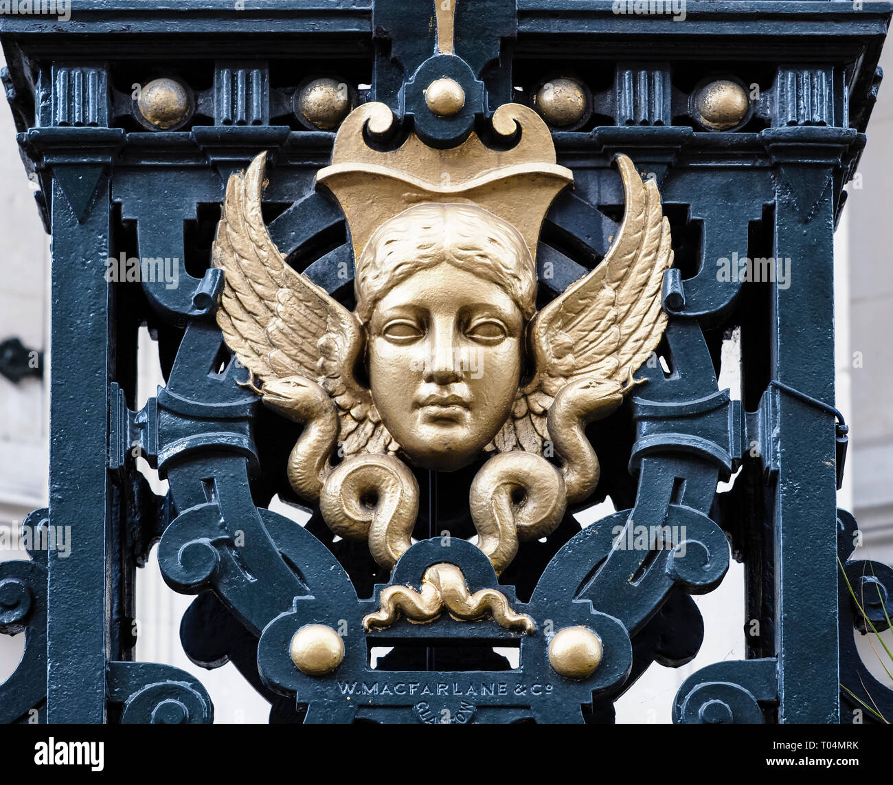 Winged mascaron hi-res stock photography and images - Alamy