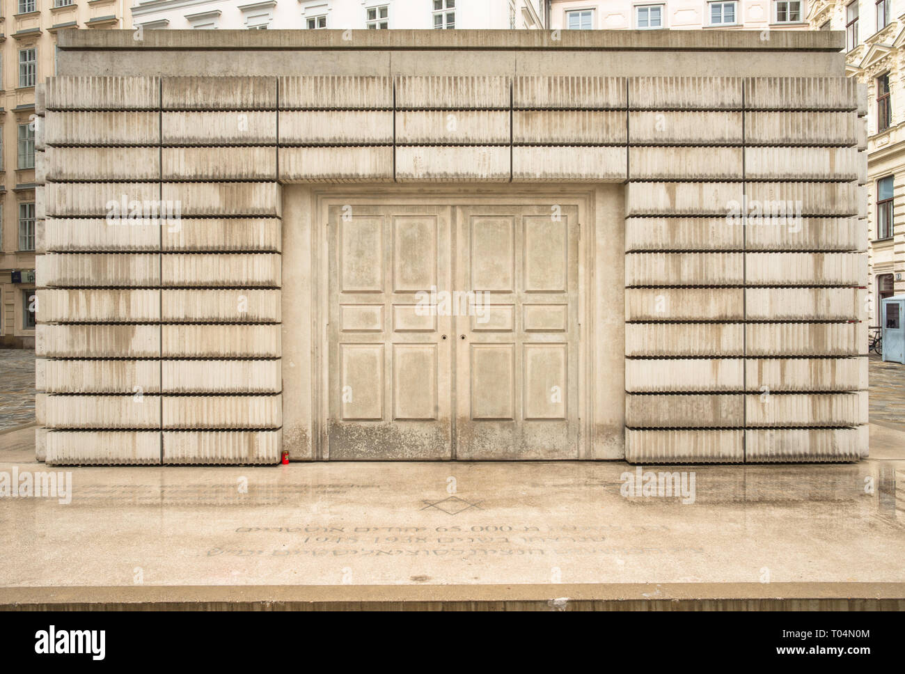Judenplatz Holocaust Memorial, also known as The Nameless Library, in ...