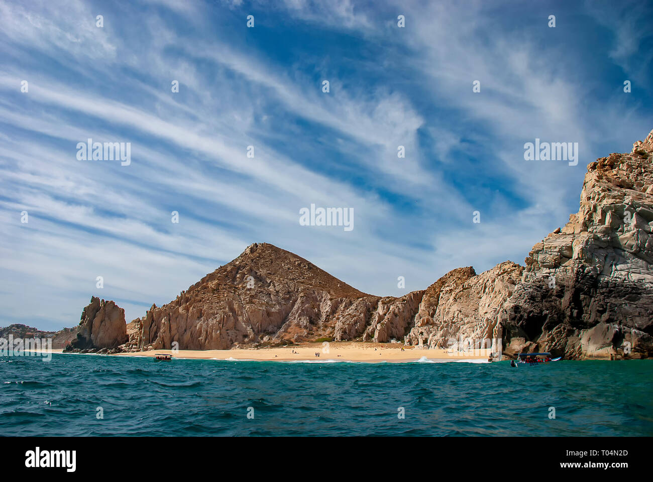 Divorce Beach at the end of the Baja California peninsula at Cabo San ...