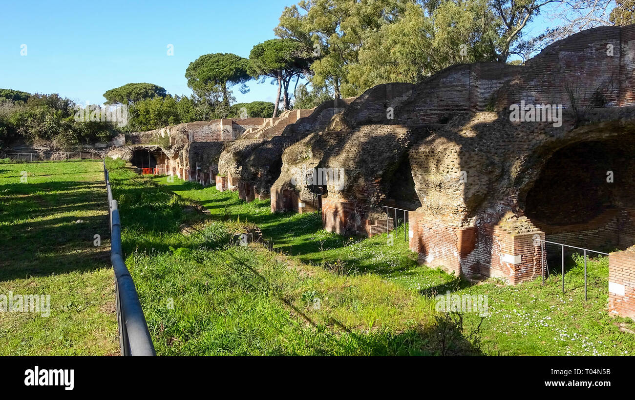 Portus was a large artificial harbour of Ancient Rome. Sited on the ...