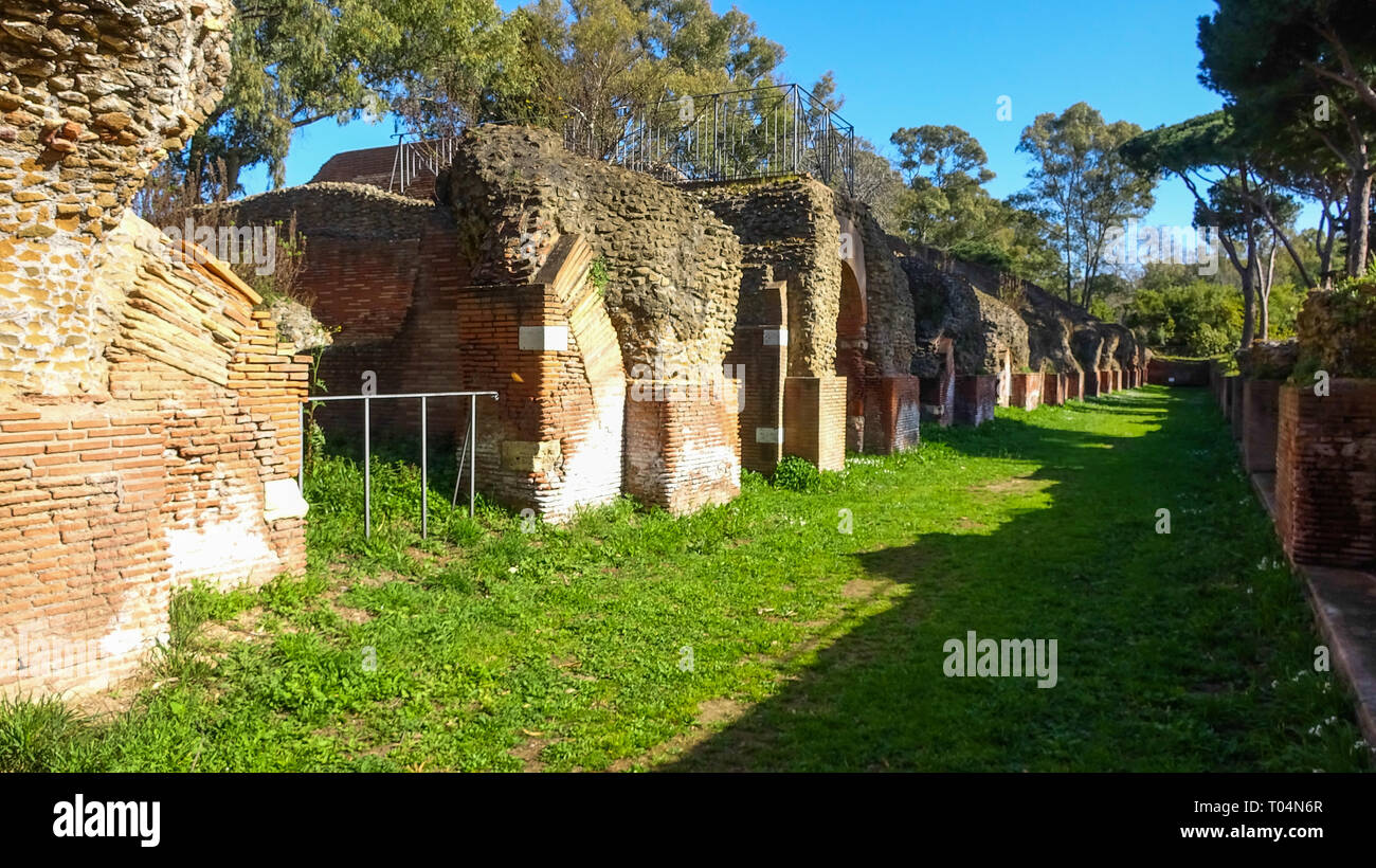 Portus was a large artificial harbour of Ancient Rome. Sited on the ...