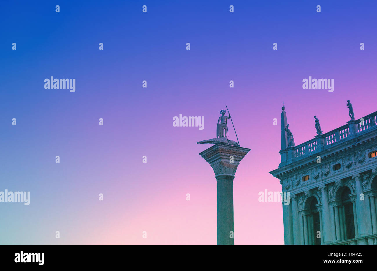 Saint theodore statue hi-res stock photography and images - Alamy