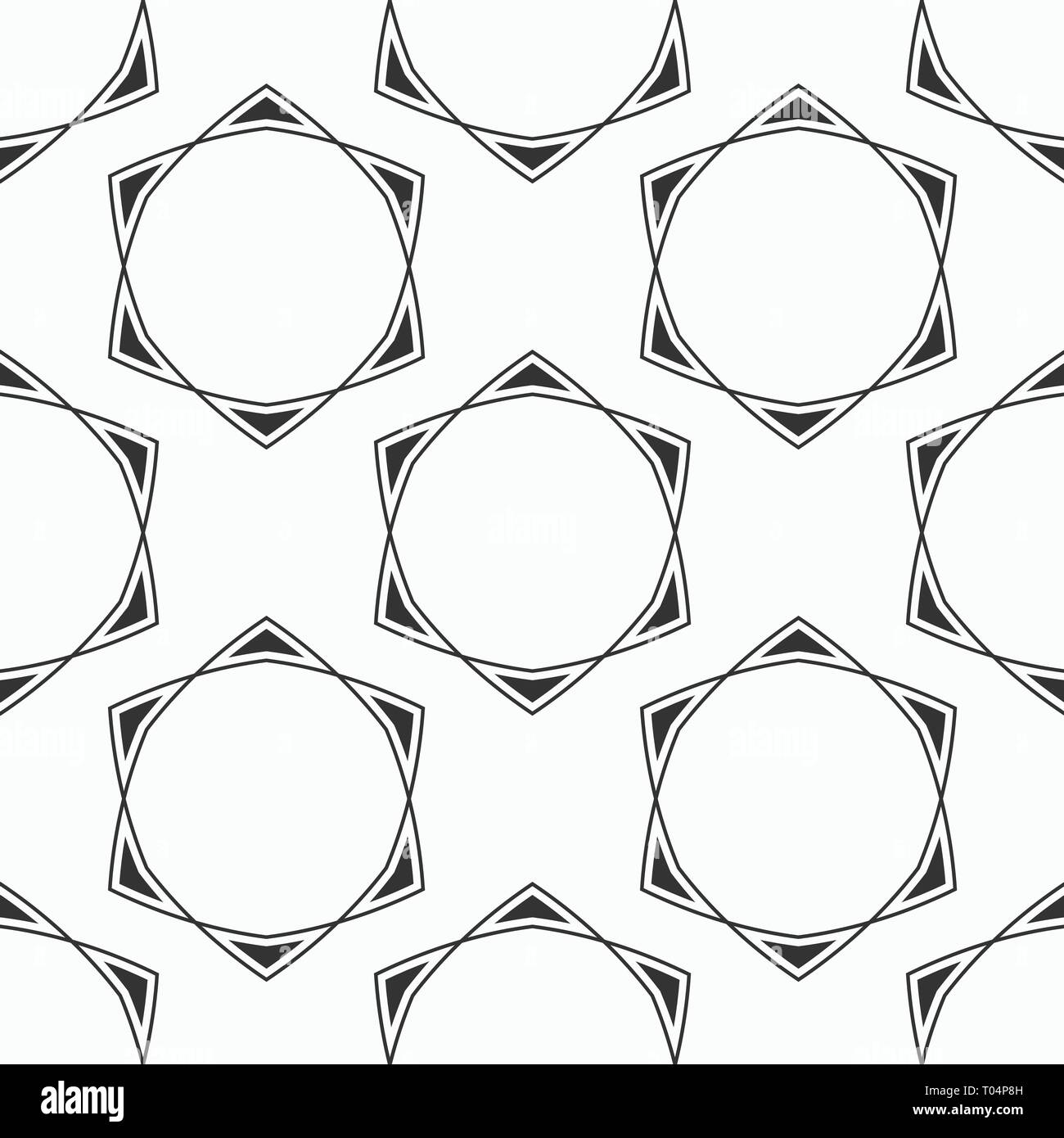 Pattern of angular shapes Stock Vector Images - Alamy