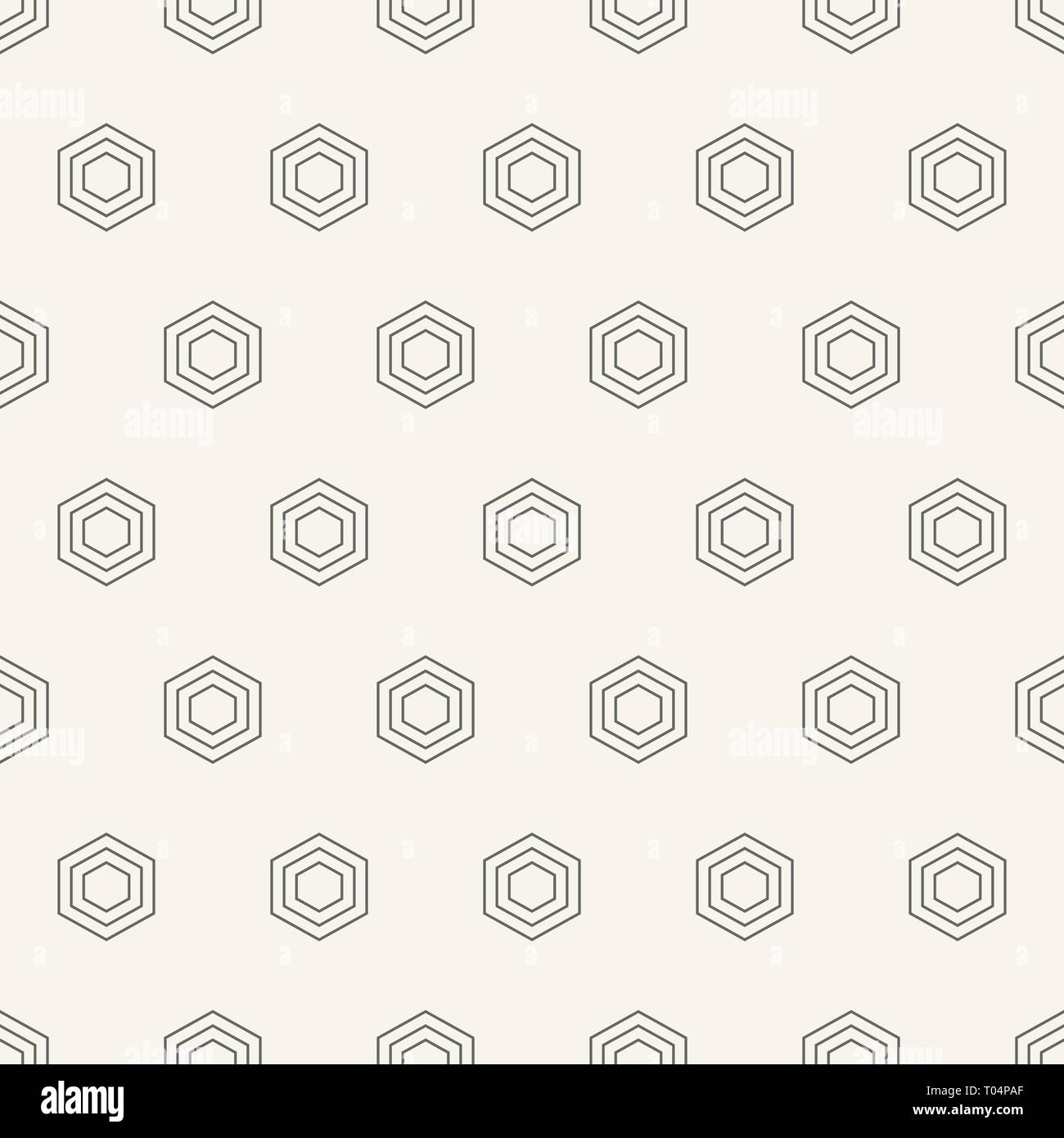 Abstract seamless pattern of small hexagons. Modern stylish texture ...