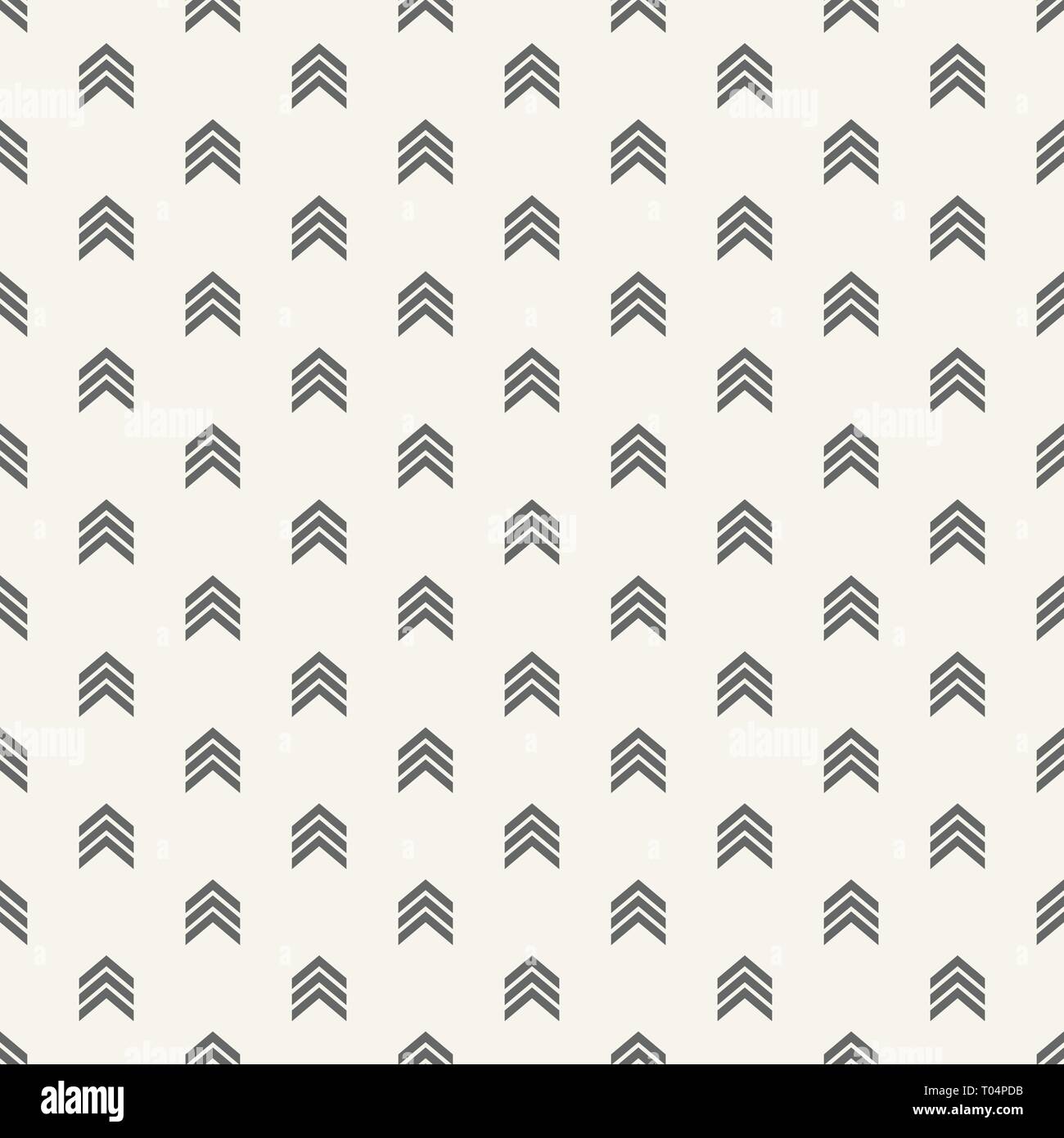 Seamless pattern with arrows motif. Minimalist abstract background ...