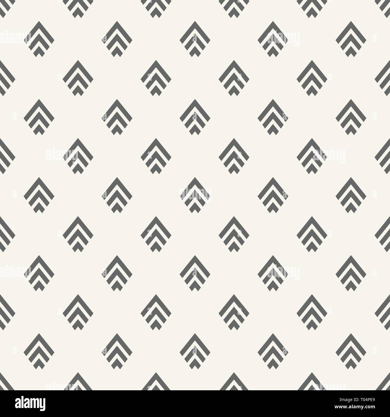 Seamless pattern with arrows motif. Minimalist abstract background ...