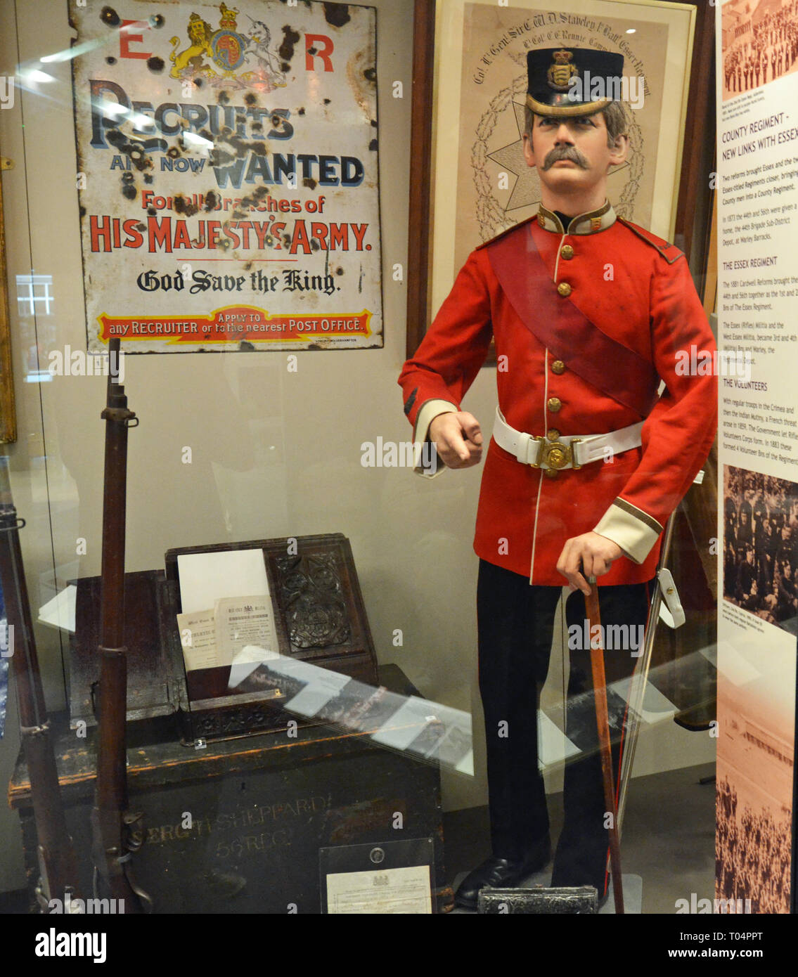 19th Century County Regiment, Essex Regiment Museum, Oaklands House ...