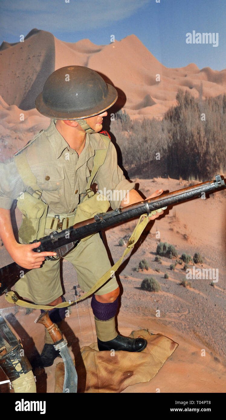 Scene from WWII, Middle East, Essex Regiment Museum, Oaklands House ...