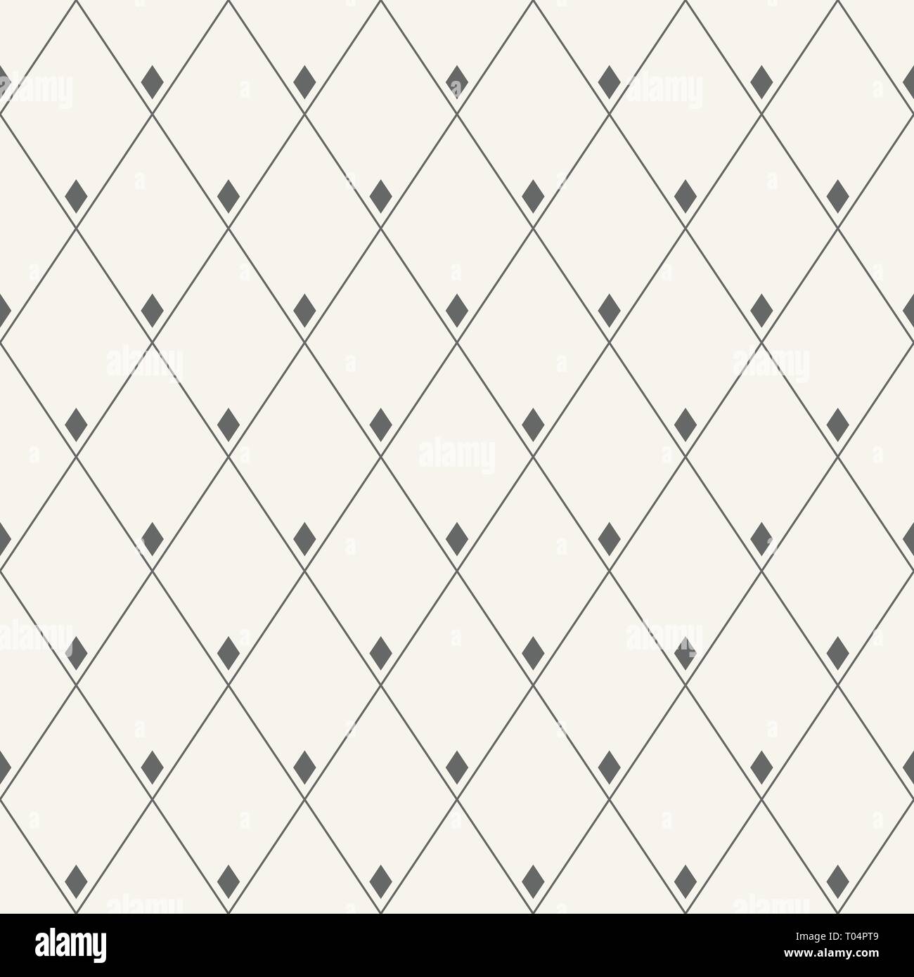 Abstract seamless pattern. Regularly repeating geometrical tiles of rhombuses. Modern stylish ...