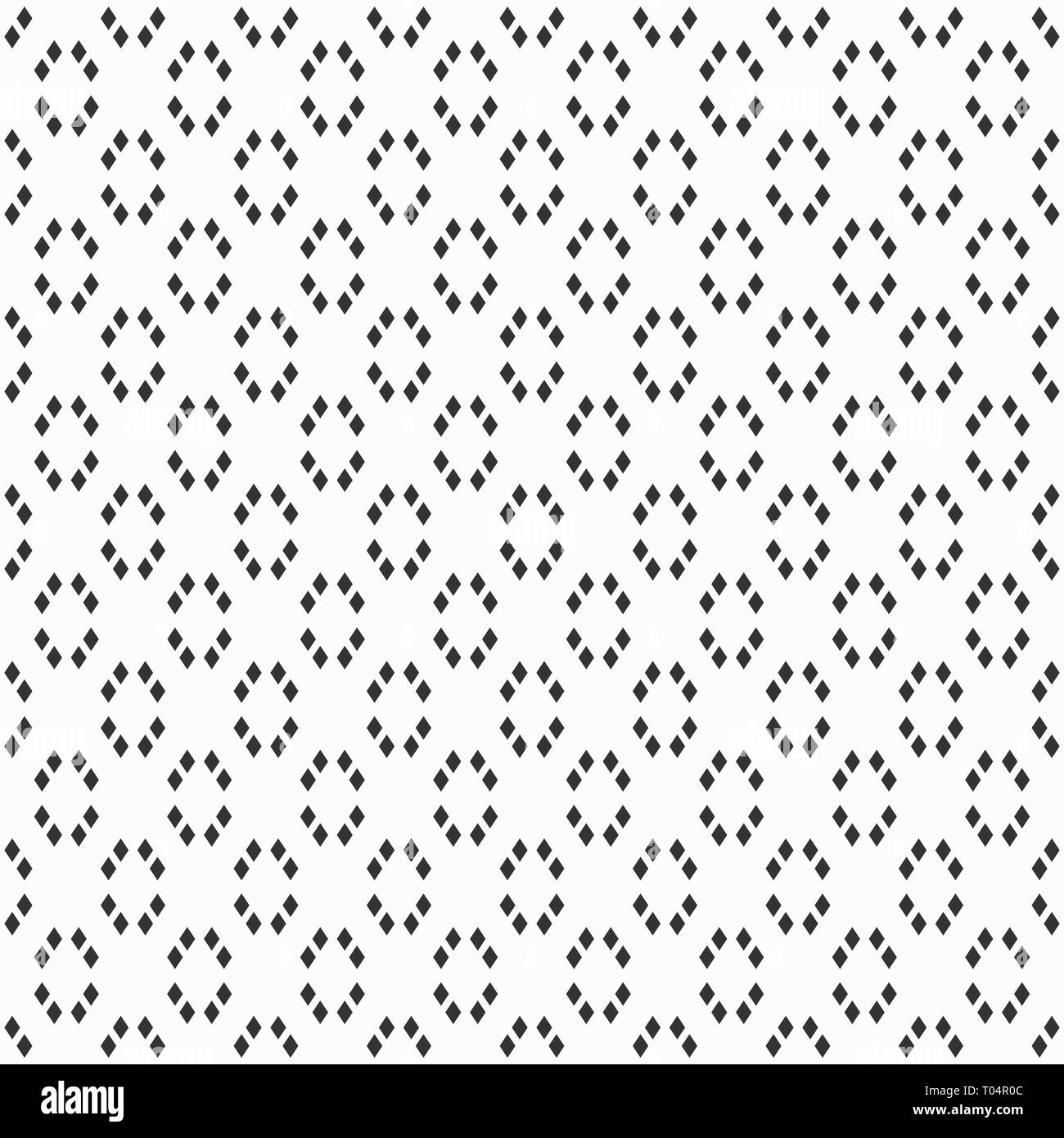 Abstract seamless pattern of tiny rhombuses. Modern stylish texture ...