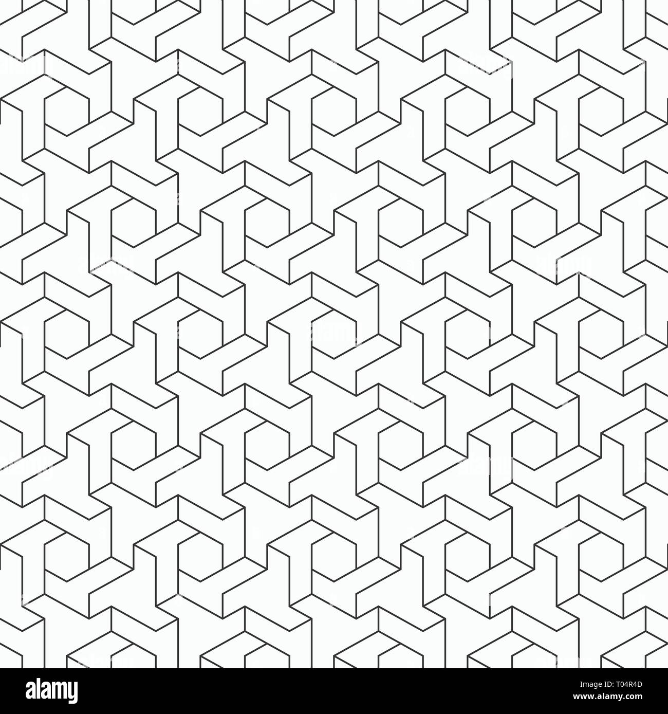 Abstract seamless pattern. Modern stylish texture. Repeating geometric ...