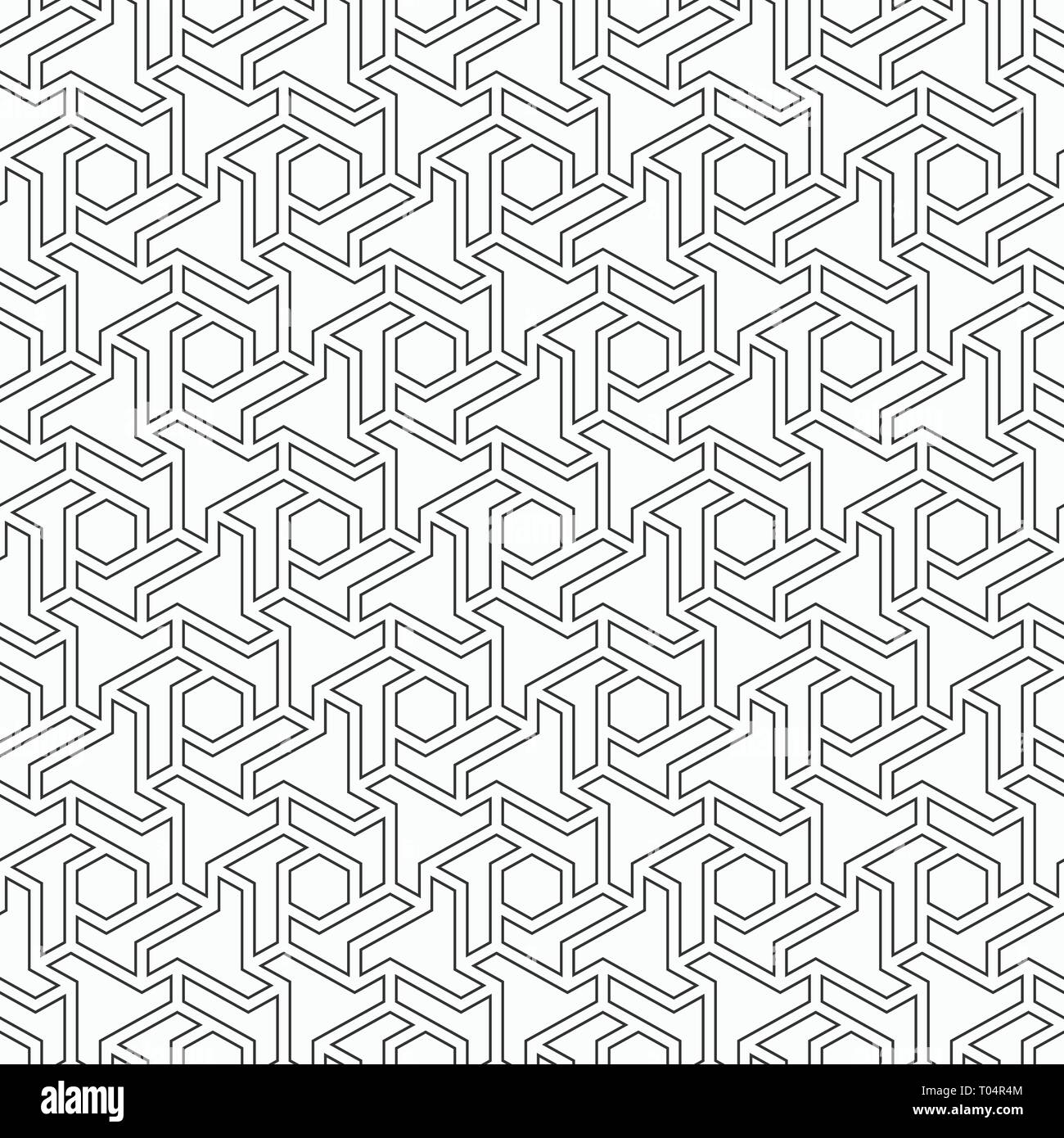 Abstract seamless pattern. Modern stylish texture. Repeating geometric ...