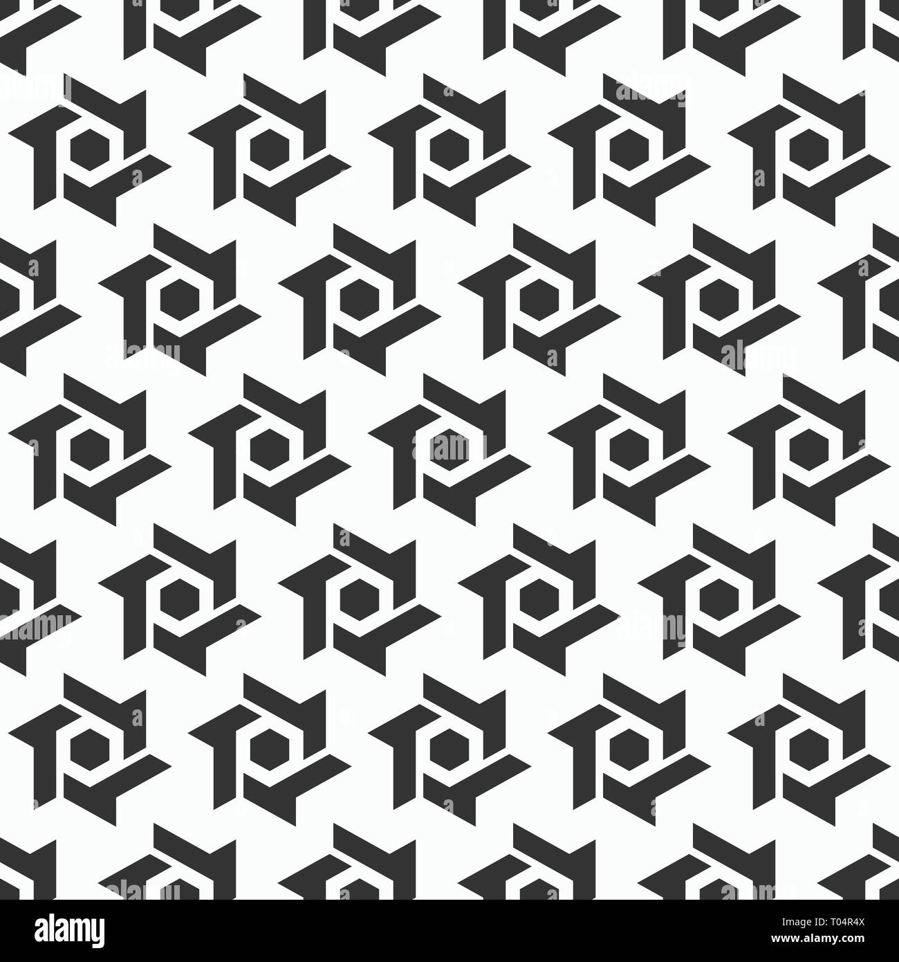 Abstract seamless pattern. Modern stylish texture. Repeating geometric ...