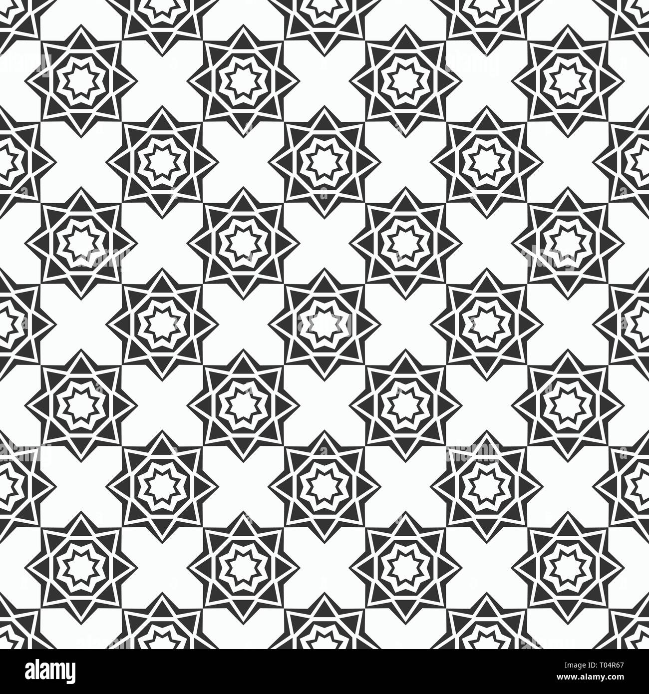 Oriental seamless pattern. Arabic style pattern. Repeating geometric ...