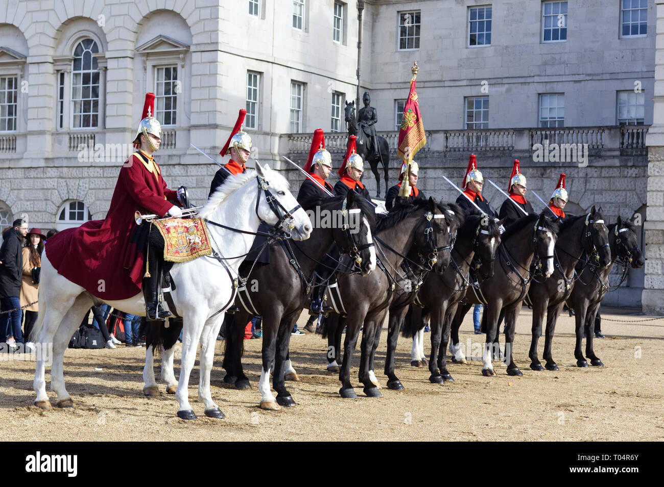When The Queen is in London, the Long Guard consists one Officer, one ...