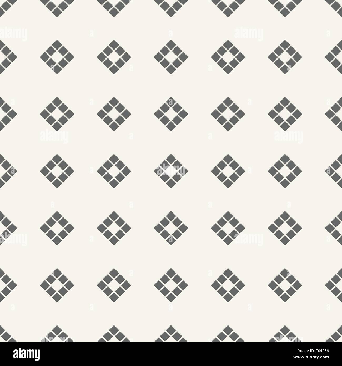 Abstract seamless pattern of small rhombuses. Modern stylish texture. Regularly repeating ...