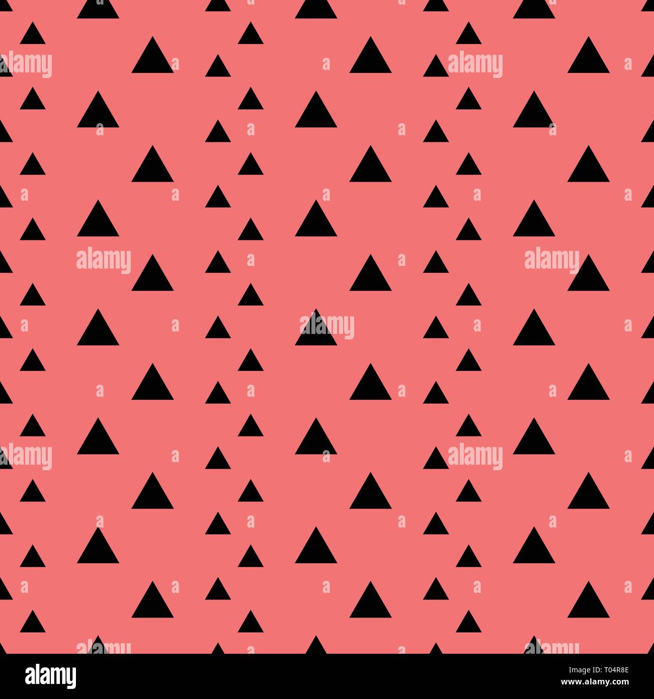 Abstract seamless pattern of triangles. Modern stylish texture ...