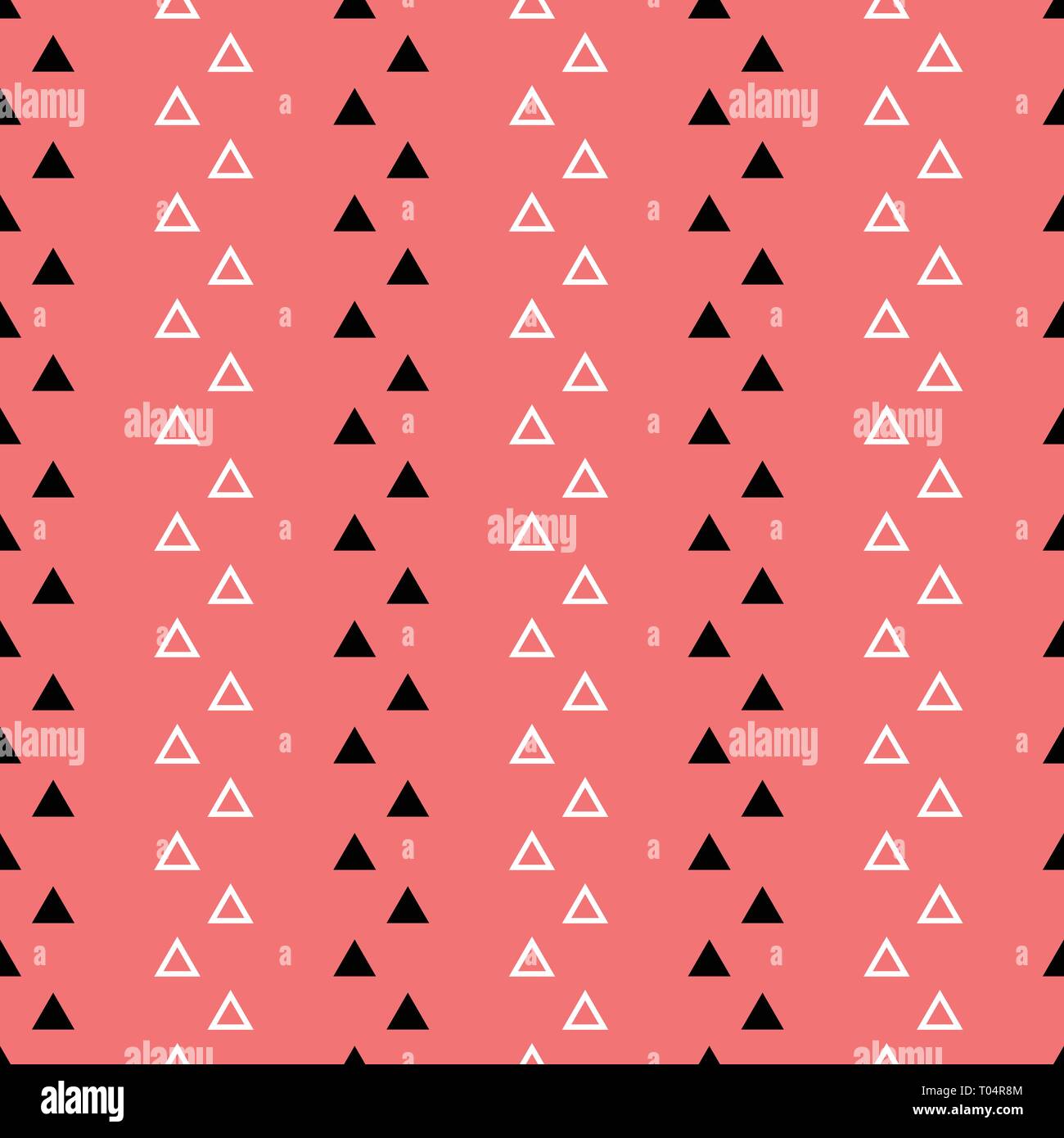 Abstract seamless pattern of triangles. Modern stylish texture ...