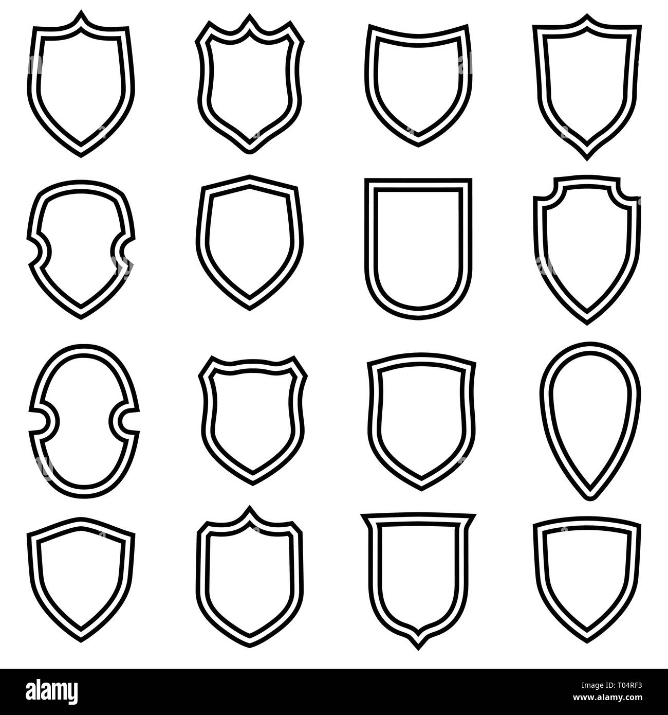 Shield Shape Names