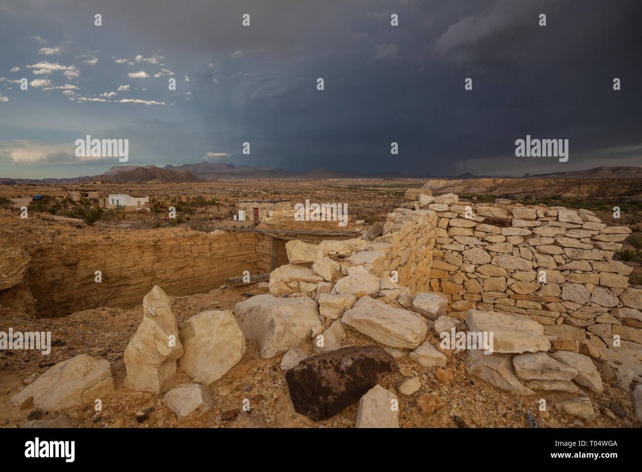 Terlingua texas ruins hi-res stock photography and images - Alamy