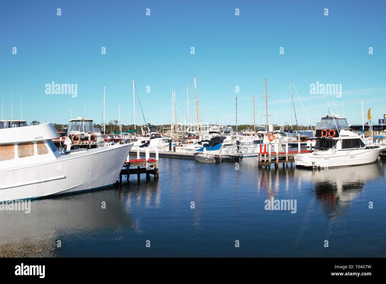 Beautiful harbour in Australia very close to Melbourne Stock Photo - Alamy