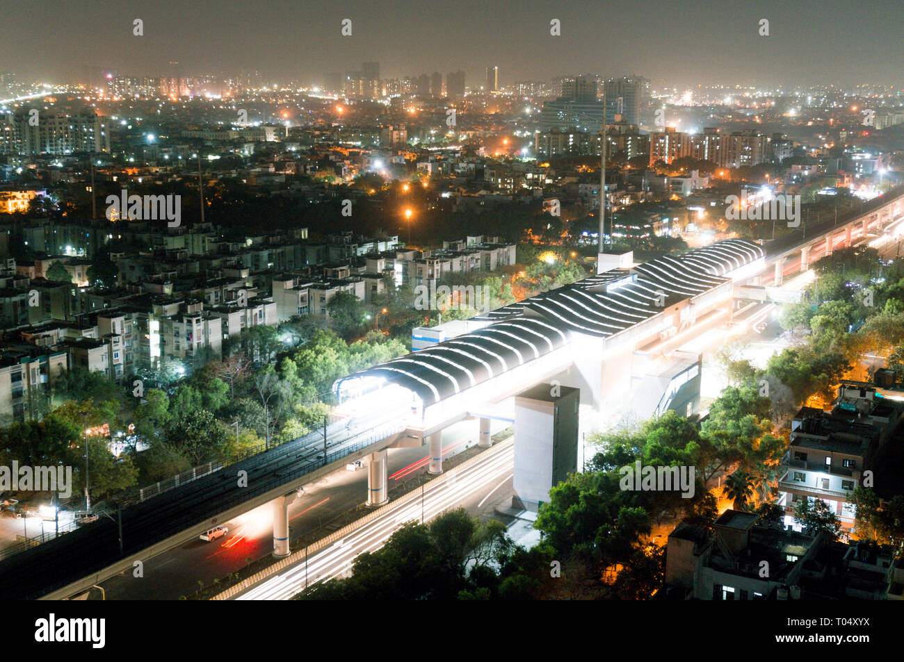 Hyderabad metro rail hi-res stock photography and images - Alamy