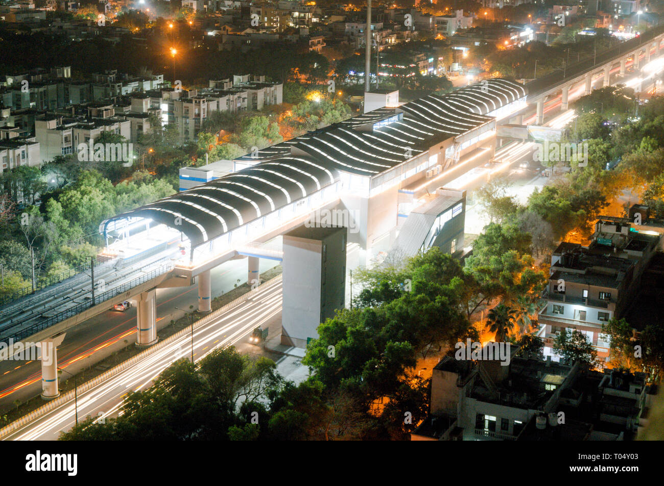 Hyderabad metro rail hi-res stock photography and images - Alamy